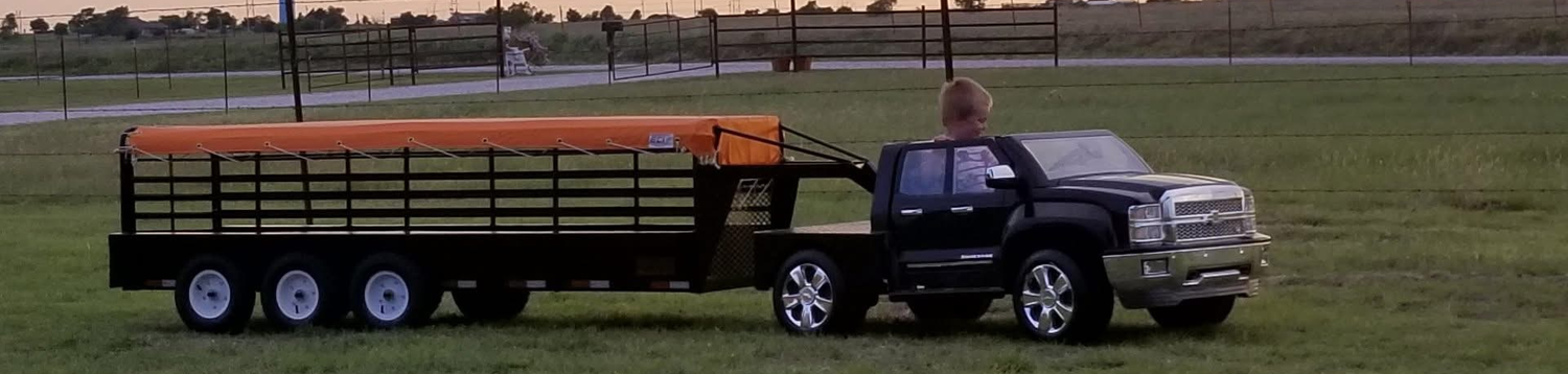 Ranch Toy Trailers | Custom Trailers For Kids 24V Ride-On Trucks ...